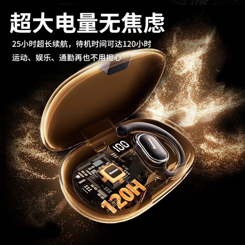 纽曼（Newmine） LY12 挂耳式蓝牙耳机 蓝牙5.4（单位：副） 暖日白